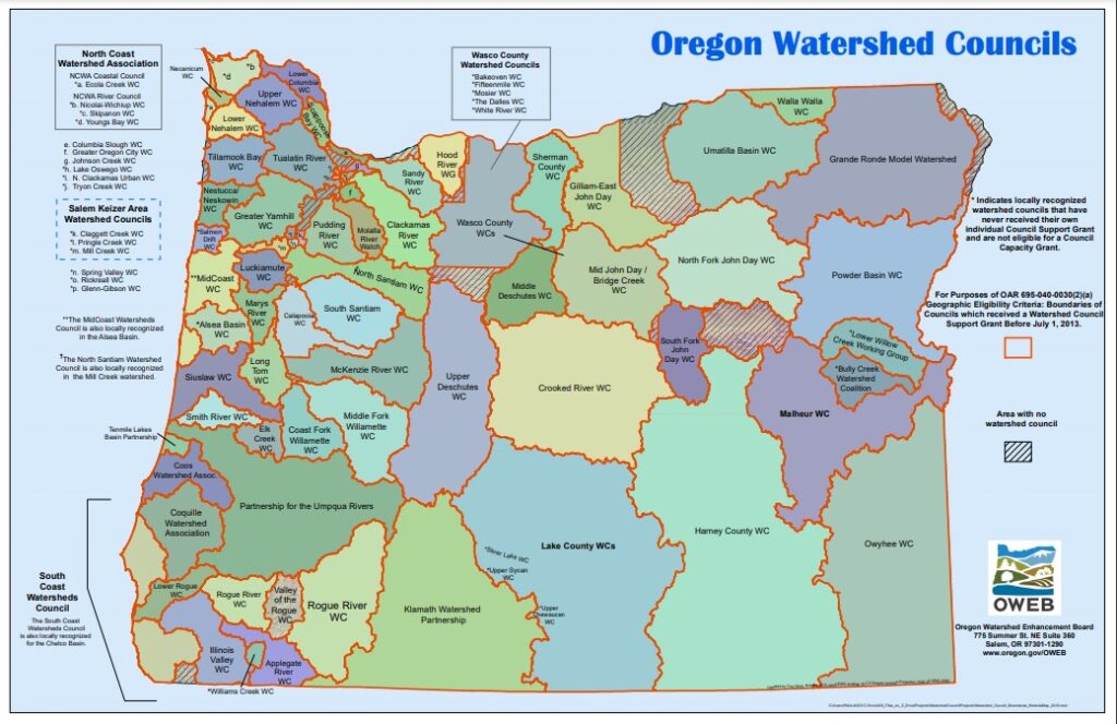 About Watershed Councils – Network of Oregon Watershed Councils